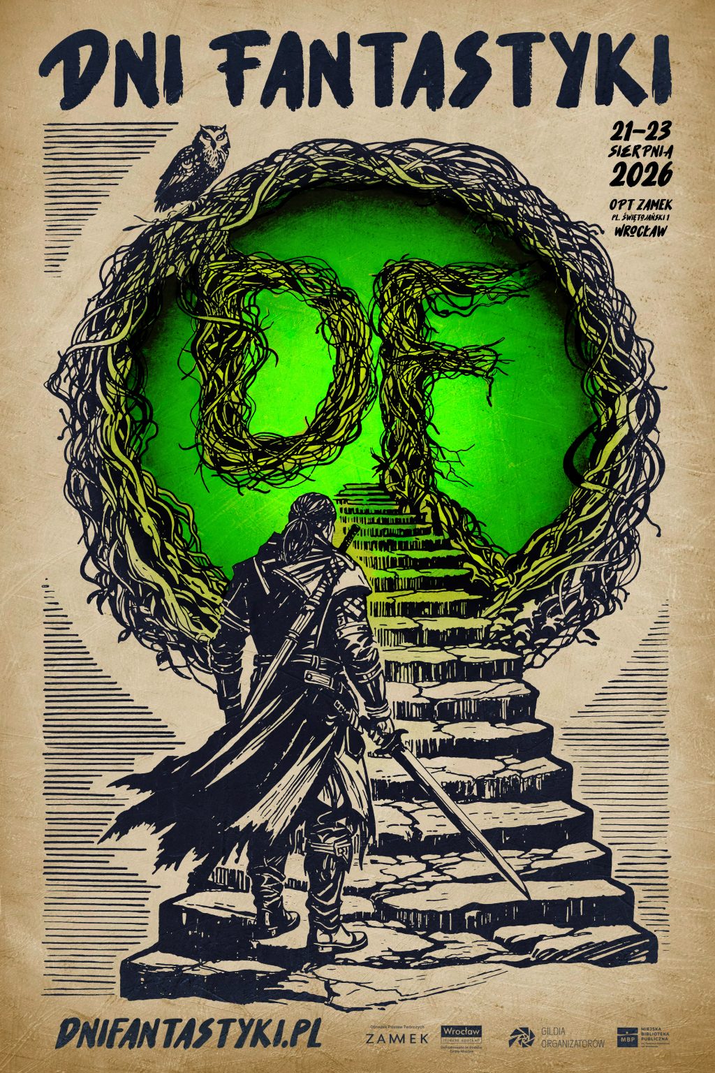 Plakat Dni Fantastyki 2026 odsłonięty! – Dni Fantastyki – www